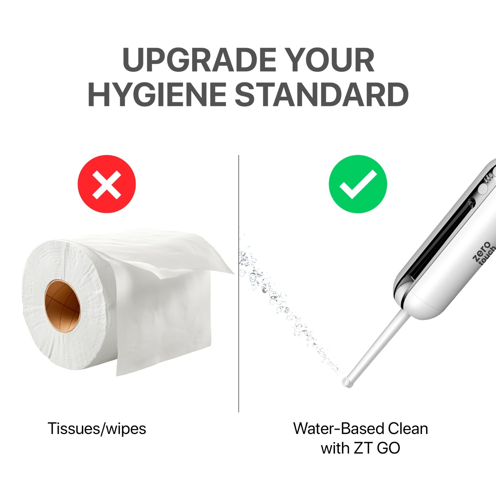 Portable Jet Spray, Strong Pressure, 210 ML, USB-C Rechargeable, 30 ...